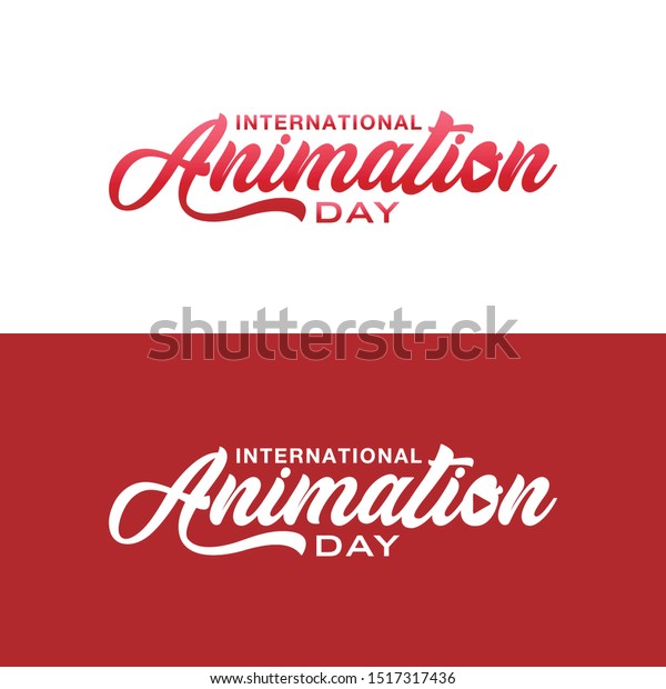 International Animation Day Design Vector Stock Vector (Royalty Free ...