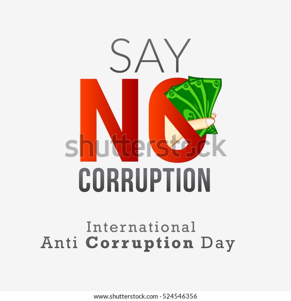 International Anticorruption Day Backgroundposter Banner Stock Vector ...