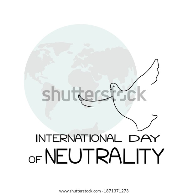 International Day Neutrality Schematic Representation Planet Stock ...