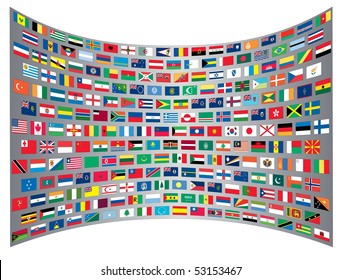 International Flags Background Stock Vector (Royalty Free) 53153467 ...