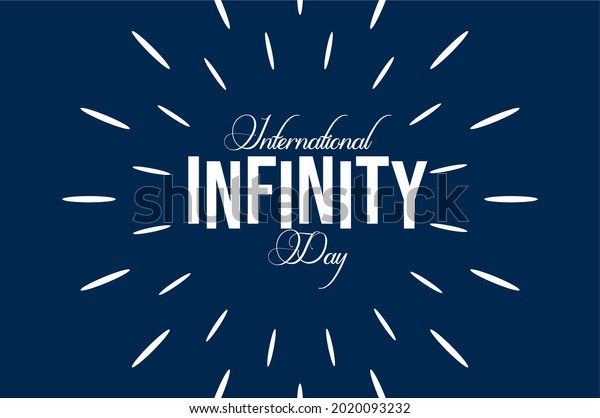 International Infinity Day Holiday Concept Template Stock Vector ...