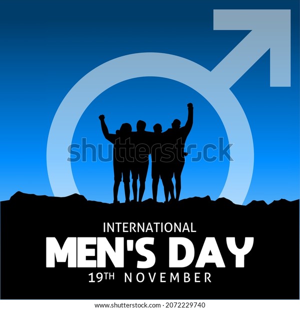 International Mens Day Theme Vector Illustration Stock Vector (Royalty ...