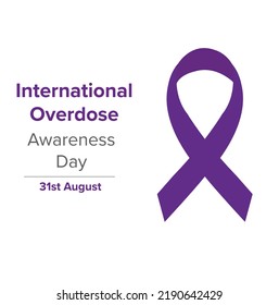 International Overdose Awareness Day Vector Stock Vector (Royalty Free ...
