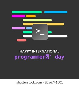 International Programmer Day Banner Feed Poster Stock Vector (Royalty ...