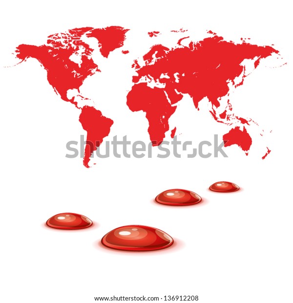 International War Blood Stock Vector (Royalty Free) 136912208 ...