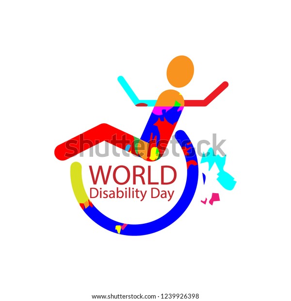 International World Disability Day Stock Vector (Royalty Free) 1239926398