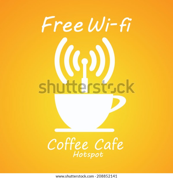 Internet cafe poster free wifi