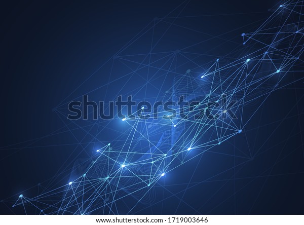 Internet Connection Abstract Sense Science Technology Stock Vector ...