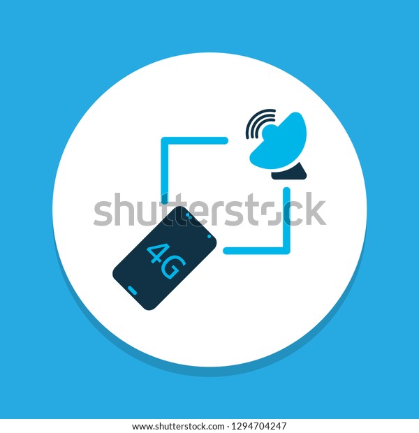 Internet Icon Colored Symbol Premium Quality Stock Vector (Royalty Free ...