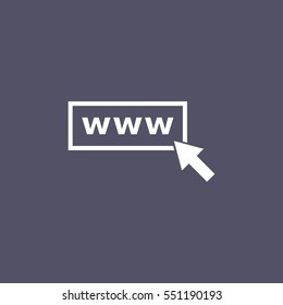 Internet Icon Web Sign Stock Vector (Royalty Free) 551190193 | Shutterstock