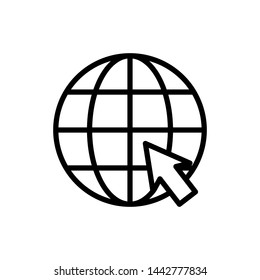 Internet Line Art Icon Vector Apps: เวกเตอร์สต็อก (ปลอดค่าลิขสิทธิ์ ...
