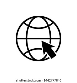 Internet Line Art Icon Vector Apps: vector de stock (libre de regalías ...