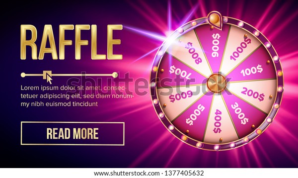 Raffle Raffle Raffle Ruleta - Vector: vector de stock (libre de ...