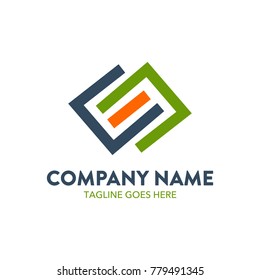 Internet Service Logo Abstract Technology Editable Stock Vector ...