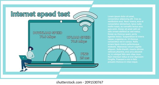120 Speedtest Gambar, Foto Stok & Vektor | Shutterstock