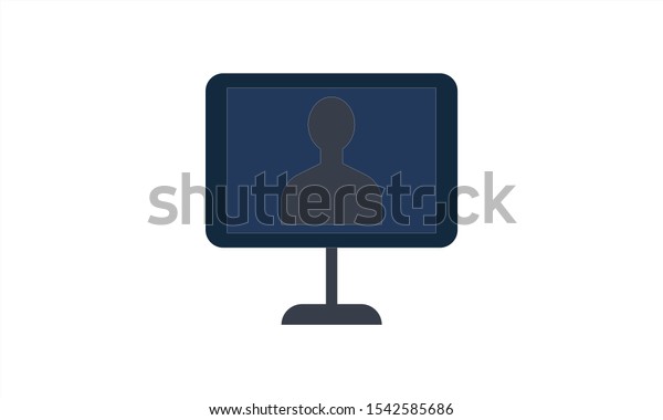 Internet User Icon Vector Illustration Stock Vector (Royalty Free ...