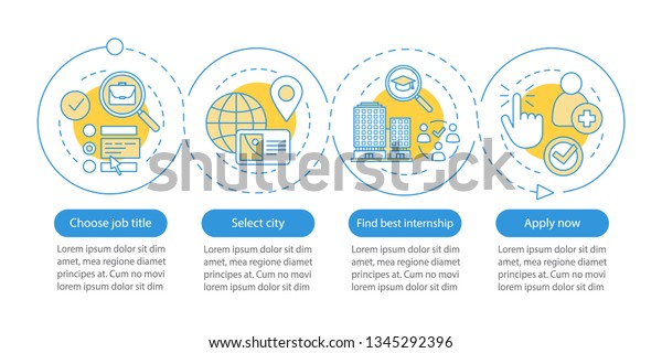 Internship Program Vector Infographic Template Work Stock Vector ... Internship Program Vector Infographic Template Work Stock Vector ...