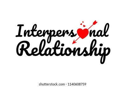 Interpersonal Relationship Word Text Red Broken Stock Vector (Royalty Free) 1140608759 ...