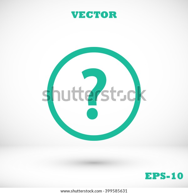 Interrogation Sticker Icon Stock Vector (Royalty Free) 399585631 ...