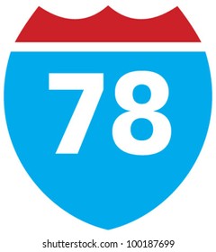52 Interstate sign 78 Images, Stock Photos & Vectors | Shutterstock