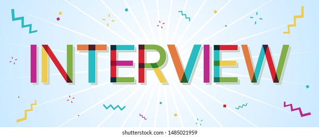 Interview Colorful Word Confetti Stock Vector (Royalty Free) 1485021959 ... Interview Colorful Word Confetti Stock Vector (Royalty Free) 1485021959 ...