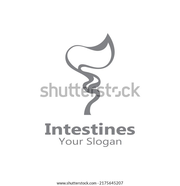 Intestine Care Human Logo Collections Digestion Stock Vector (Royalty ...