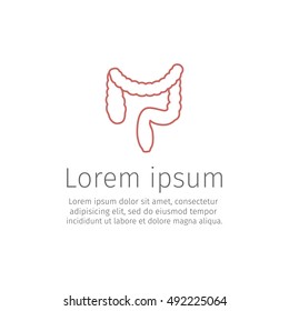 Appendicitis Inflammation Appendix Vector Icon Web: стоковая векторная ...