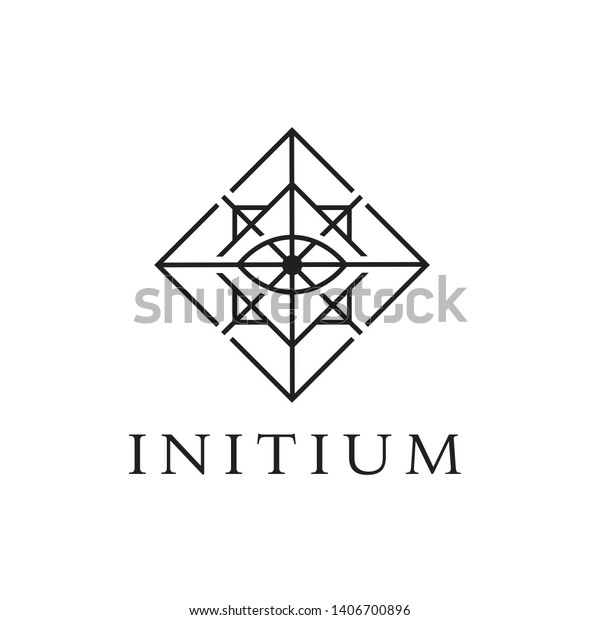 Intium Tarot Illuminati Logo Logo Abstract Stock Vector (Royalty Free ...