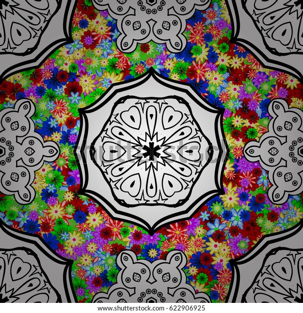 Intricate Floral Design Element Wallpaper Stock Vector (Royalty Free ...