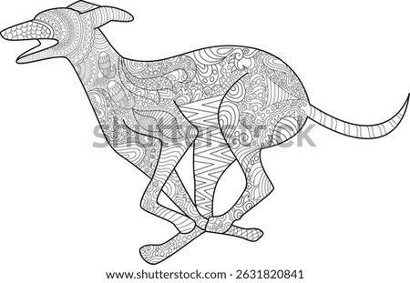 Greyhound Line Drawing | Free download on ClipArtMag