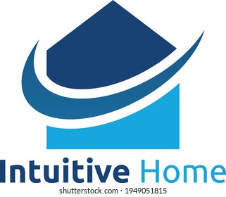 Intuitive Home Logo Design Concept Stock Vector (Royalty Free ...