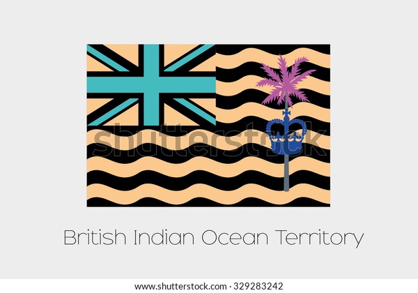 Inverted Flag British Indian Ocean Territory Stock Vector (Royalty Free ...