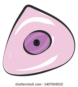 Inverted Heart Shape Pink Eraser Black Stock Vector (Royalty Free ...