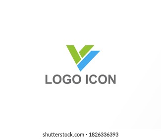 Letter V Logo Design Set Creative Stock Vector (Royalty Free) 255152167