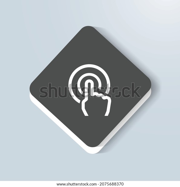 Investigate Hot Spots Icon Vector Design Stock Vector (Royalty Free ...