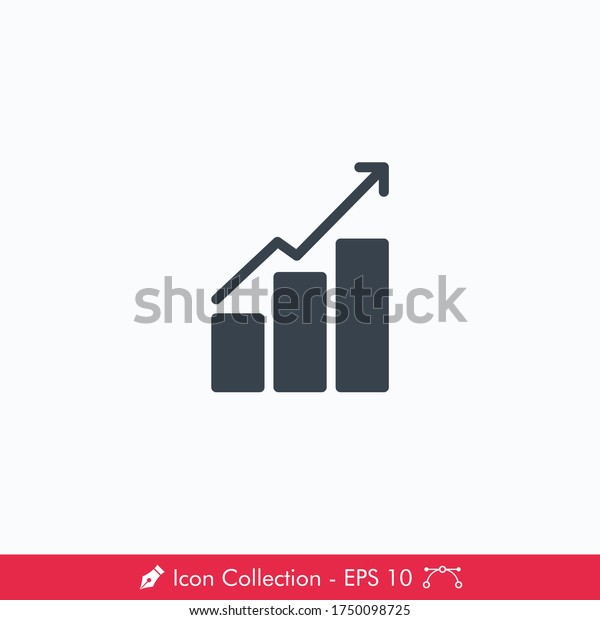 Investment Chart Icon Vector Stock Vector (Royalty Free) 1750098725 ...