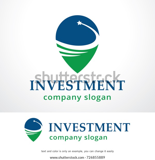 Investment Logo Template Design Vector Emblem Stock Vector (Royalty ...