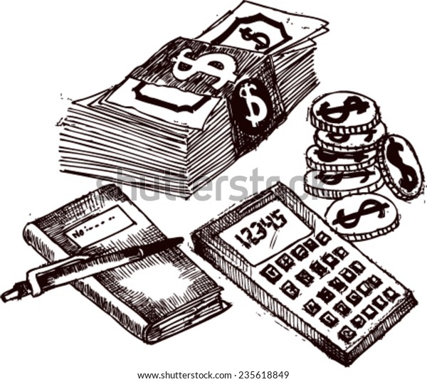Investment Sketch Stock Vector (Royalty Free) 235618849