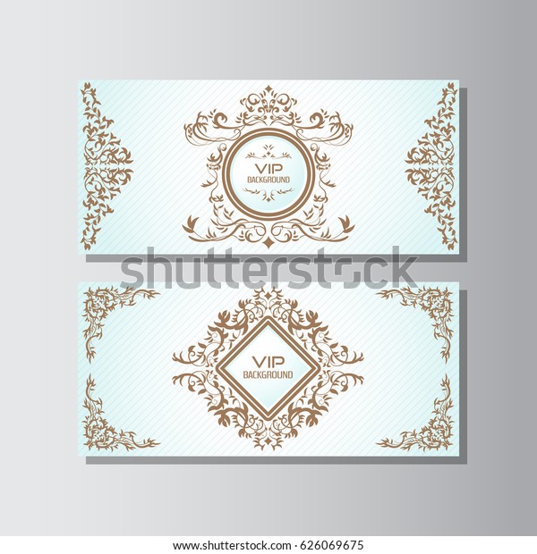 Invitation Background Flyer Style Design Templatevector: เวกเตอร์สต็อก ...
