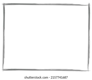 Invitation Border Hand Drawn Line Art Stock Vector (Royalty Free ...