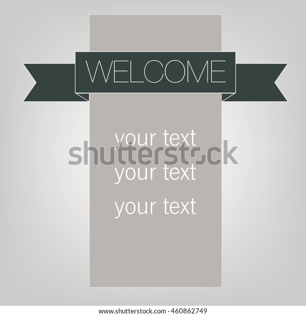 Invitation Welcome Stock Vector (Royalty Free) 460862749 | Shutterstock