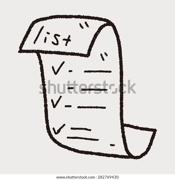Invoice Doodle Stock Vector (Royalty Free) 282769430 | Shutterstock
