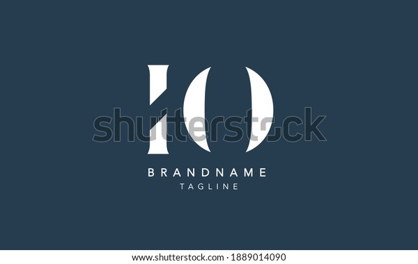 Io Alphabet Initial Letter Monogram Icon Stock Vector (Royalty Free ...