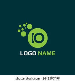 Io Logo Template Io Company Linked: vetor stock (livre de direitos ...