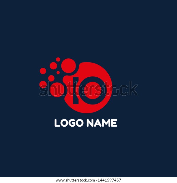 Io Logo Template Io Company Linked Stock Vector (Royalty Free ...