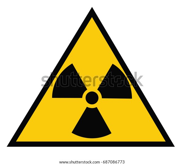 Ionizing Radiation Hazard Symbol Stock Vector (Royalty Free) 687086773
