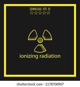 Ionizing Radiation Sketch Vector Icon Stock Vector (Royalty Free ...