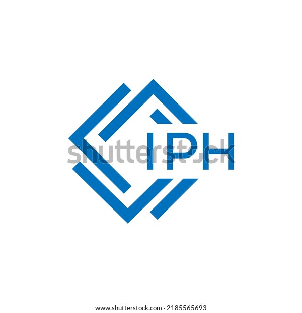 Iph Letter Logo Design On White Stock Vector (Royalty Free) 2185565693 ...