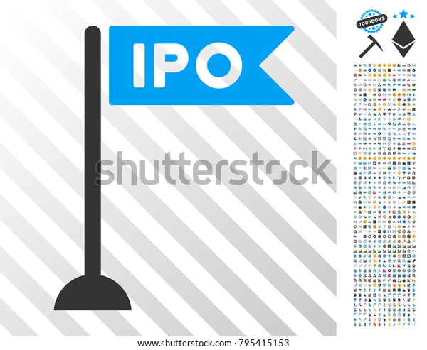 Ipo Flag Marker Pictograph 700 Bonus Stock Vector (Royalty Free ...