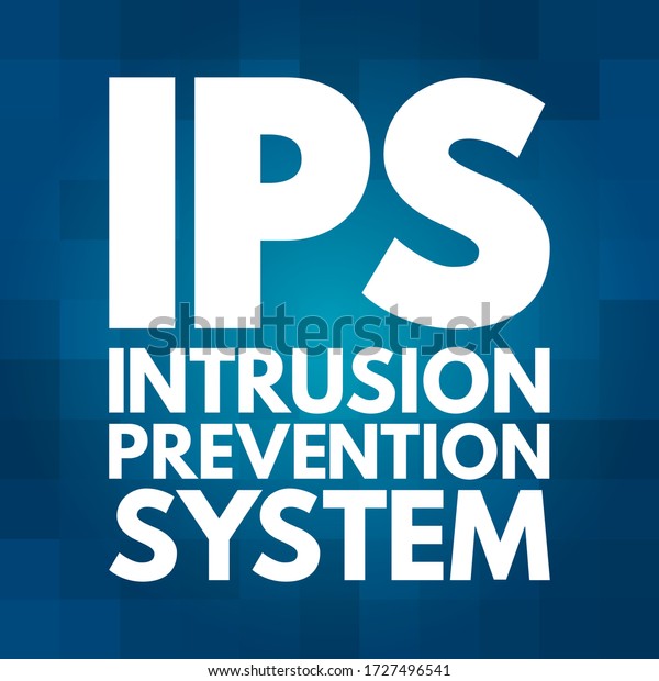 Ips Intrusion Prevention System Acronym Technology Stock Vector ...